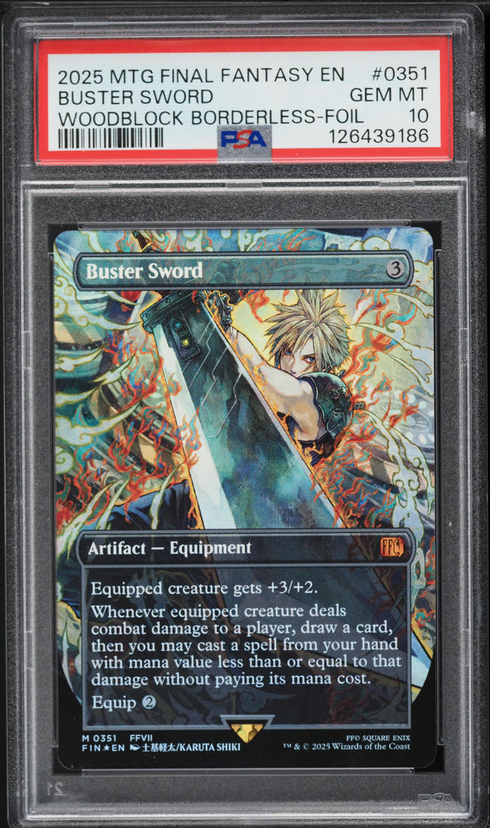 2025 Magic The Gathering MTG Final Fantasy Woodblock Borderless Foil ...