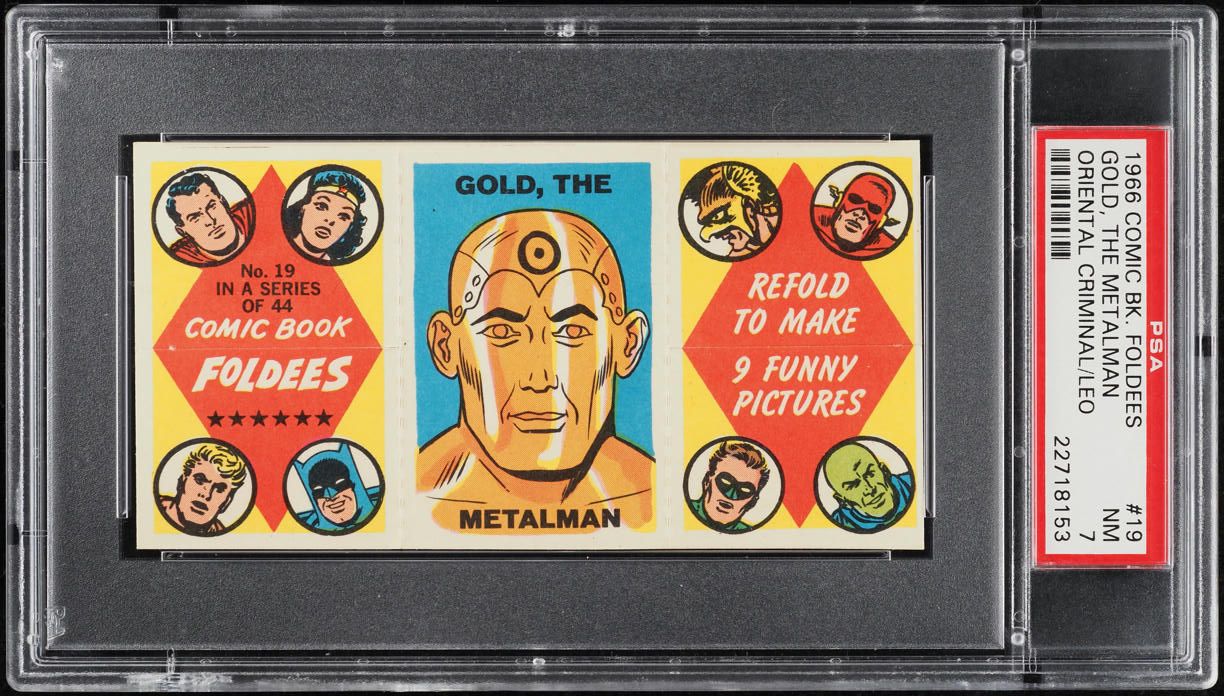 1966 Comic Book Foldees Oriental Criminal Leo Lion Gold Metalman #19 ...