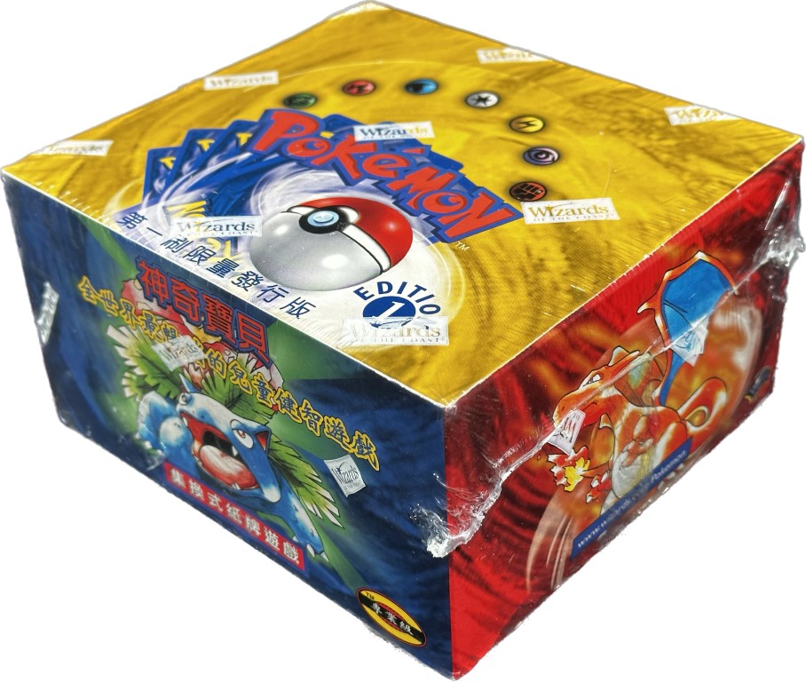 2000 Pokemon Chinese Base Set 1st Edition Booster Box Sealed on ...
