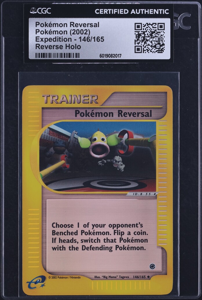2002 Pokemon Expedition Reverse Holo Pokemon Reversal #146 CGC AUTH on ...