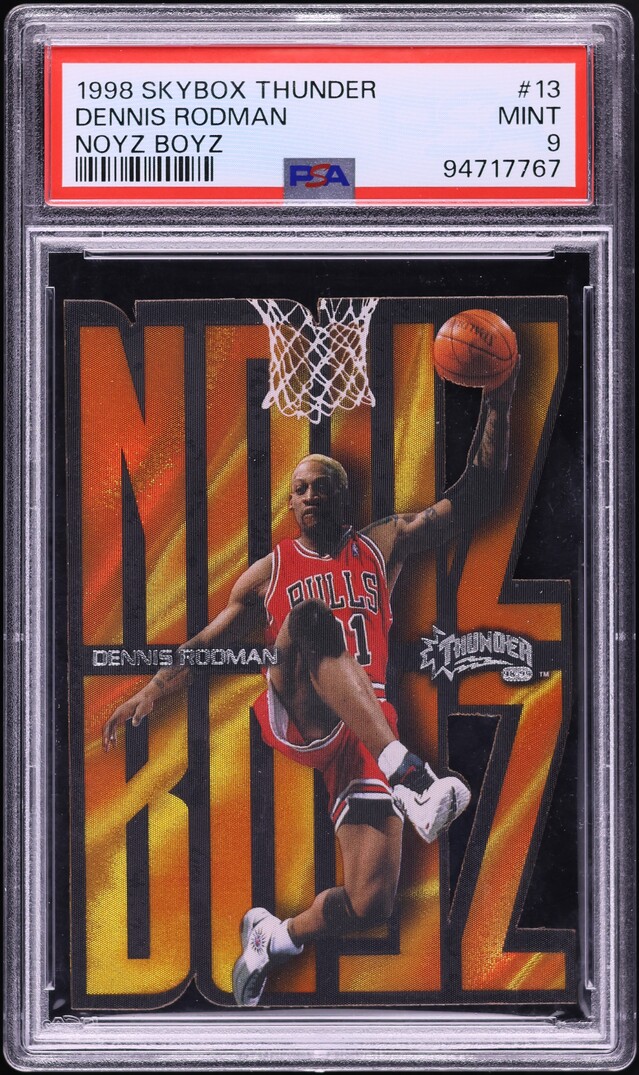 1998 Skybox Thunder Noyz Boyz Dennis Rodman #13 PSA 9 MINT on Fanatics ...