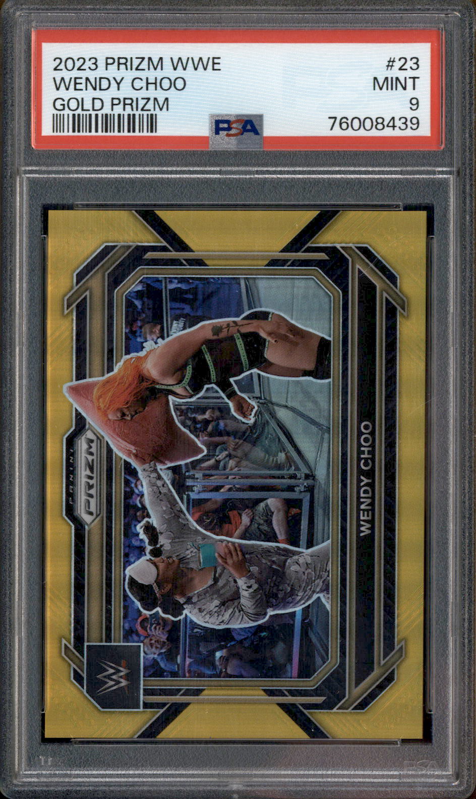2023 Panini Prizm WWE Gold Prizm #23 Wendy Choo /10 PSA 9 on Fanatics ...