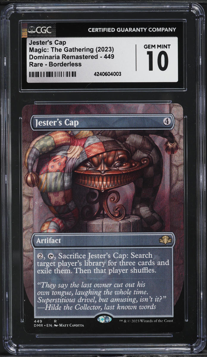 2023 Magic The Gathering Dominaria Remastered Borderless Jester's Cap ...