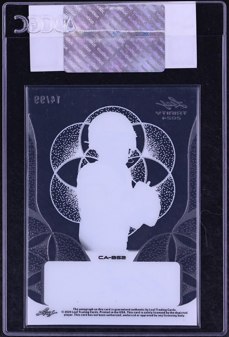 2024 Leaf Trinity Clear Bronze Blake Shapen AUTO /99 #CA-BS2 CGC AUTH ...