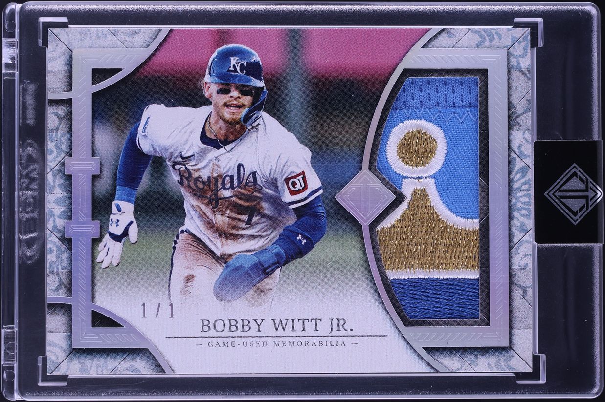 2024 Topps Transcendent Collection Jumbo Platinum Bobby Witt Jr. PATCH ...