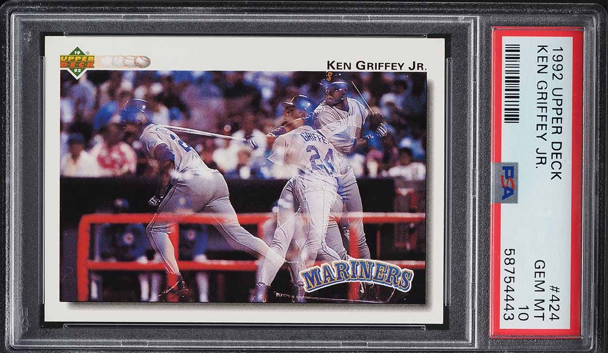 1992 Upper Deck Ken Griffey Jr. #424 PSA 10 GEM MINT on Fanatics Collect