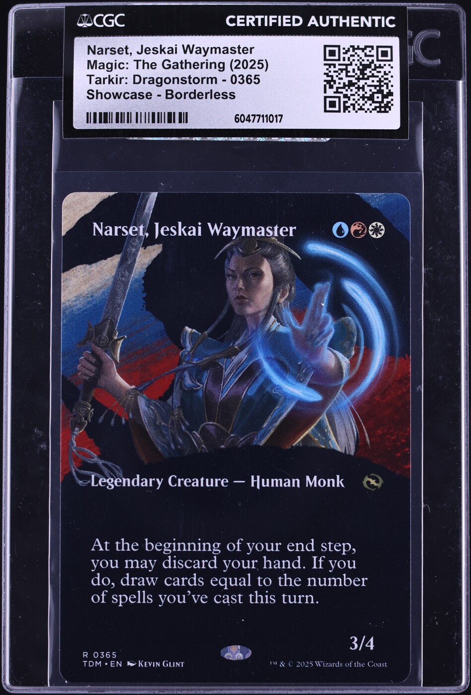 2025 Magic The Gathering MTG Tarkir Dragonstorm Narset Jeskai Waymaster ...