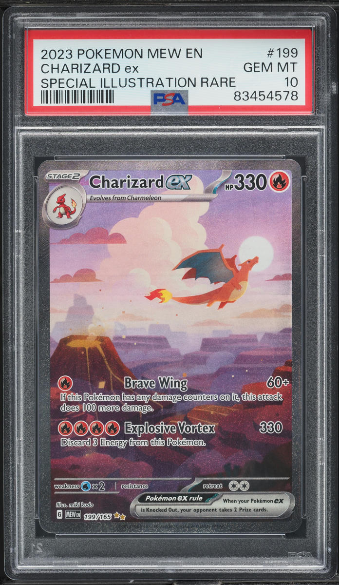 2023 Pokemon Scarlet & Violet 151 SIR Charizard ex #199 PSA 10 GEM MINT ...