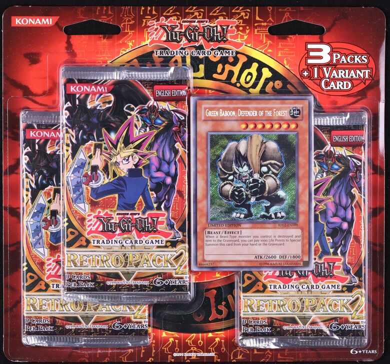 Yu-Gi-Oh! Retro Pack Box Sealed - 3ct Packs + 1 Variant Card on ...
