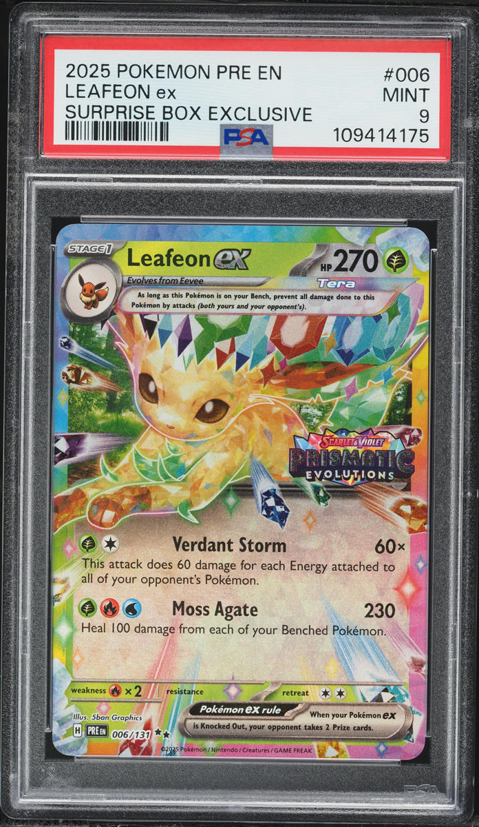 2025 Pokemon SV Prismatic Evolutions Surprise Box Exclusive Holo ...