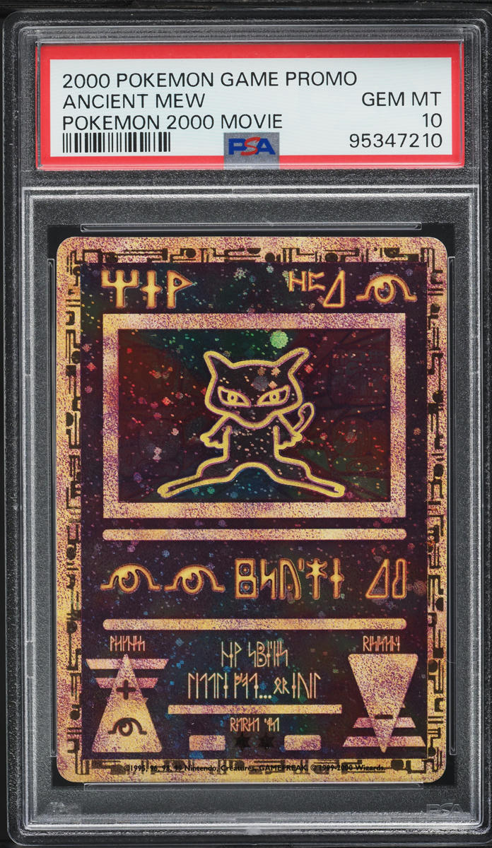 2000 Pokemon Movie Promo Ancient Mew PSA 10 GEM MINT on Fanatics Collect