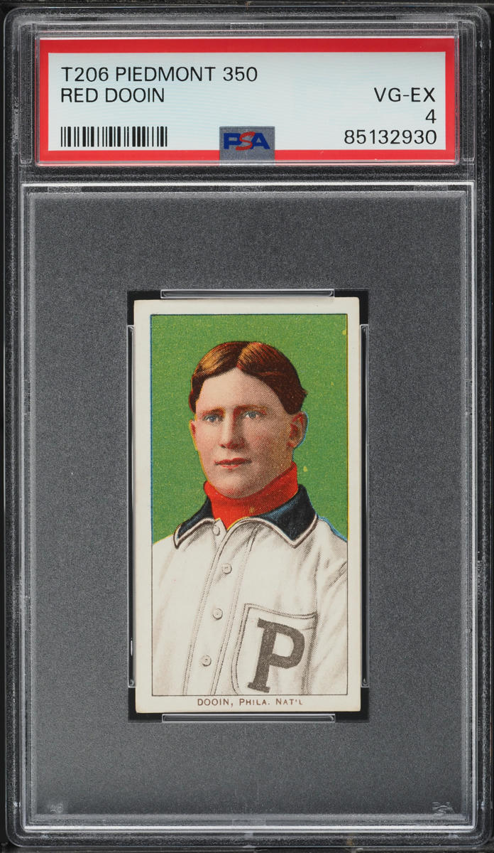 1909-11 T206 Red Dooin PSA 4 VGEX (PWCC-A) on Fanatics Collect