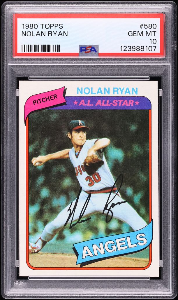 1980 Topps Nolan Ryan #580 PSA 10 GEM MINT on Fanatics Collect