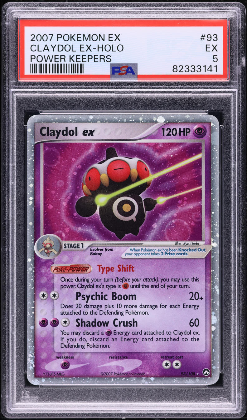 2007 Pokemon EX Power Keepers Holo Claydol ex #93 PSA 5 EX on Fanatics ...