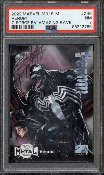 2022 Skybox Marvel Universe Spider-Man Z-Force Rave Amazing Rave Venom ...
