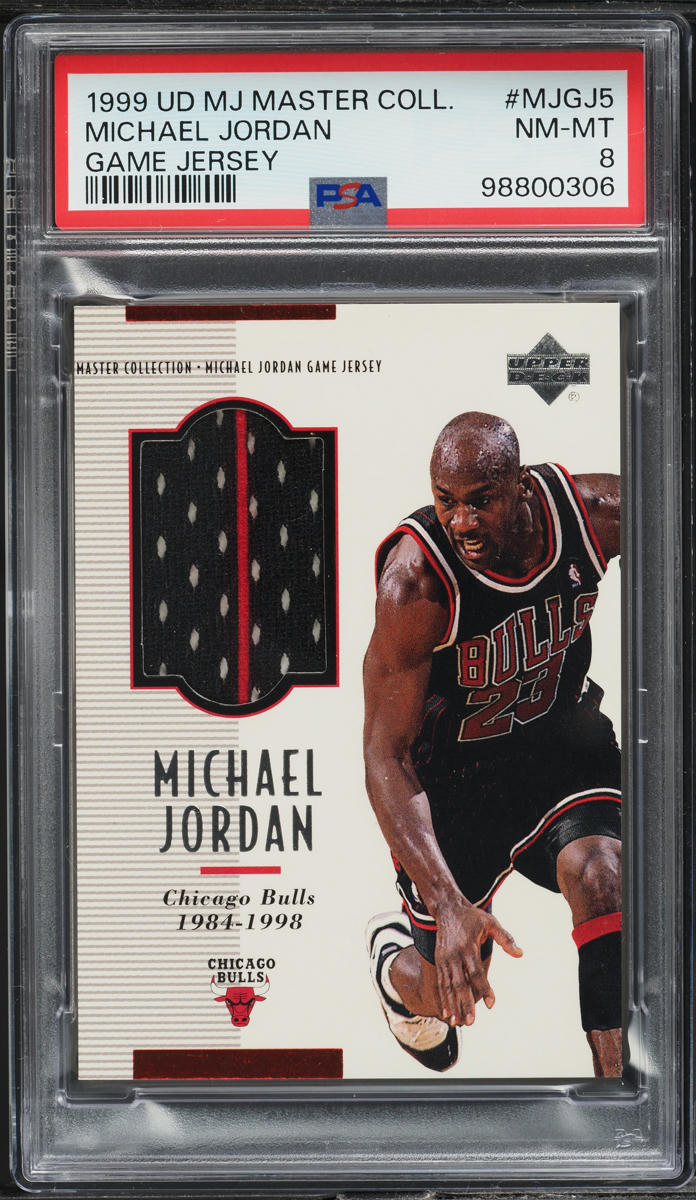 1999 Upper Deck MJ Master Collection Michael Jordan PATCH #MJGJ5 PSA 8 ...
