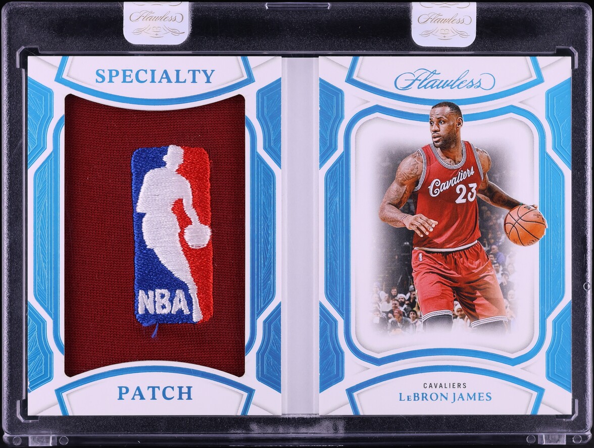 2024 Panini Flawless Specialty Booklet Platinum LeBron James GAME WORN ...