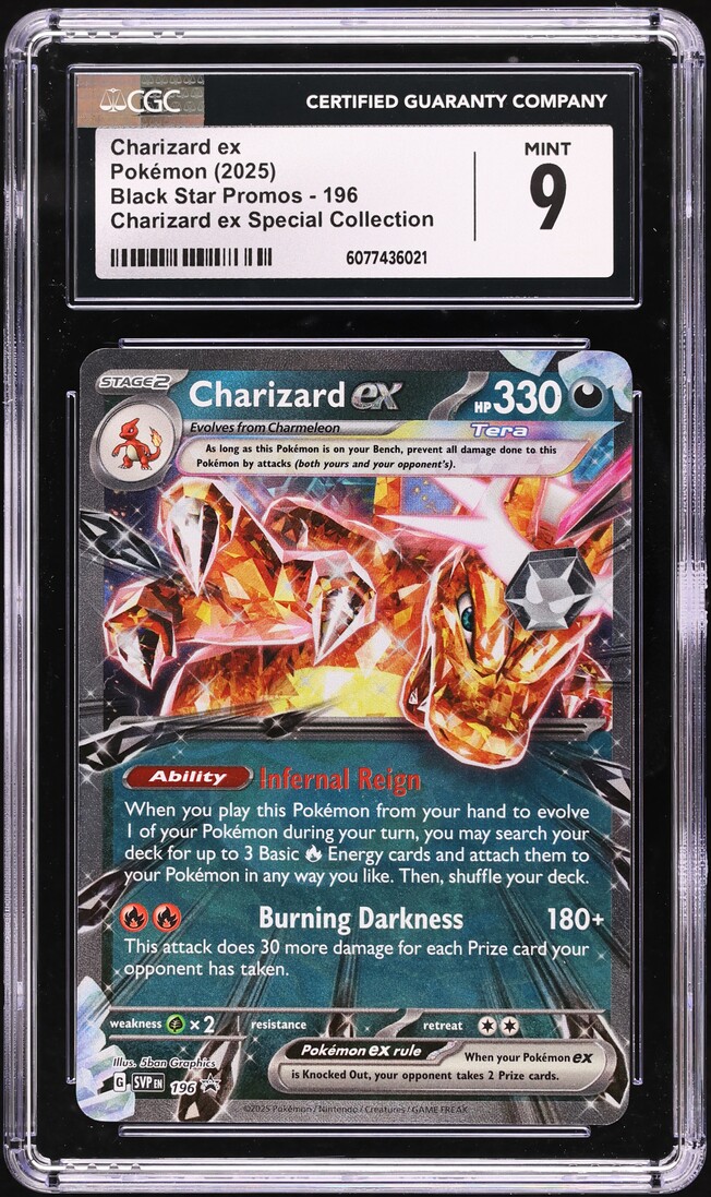 2025 Pokemon SV Black Star Promo Special Collection Charizard ex #196 ...