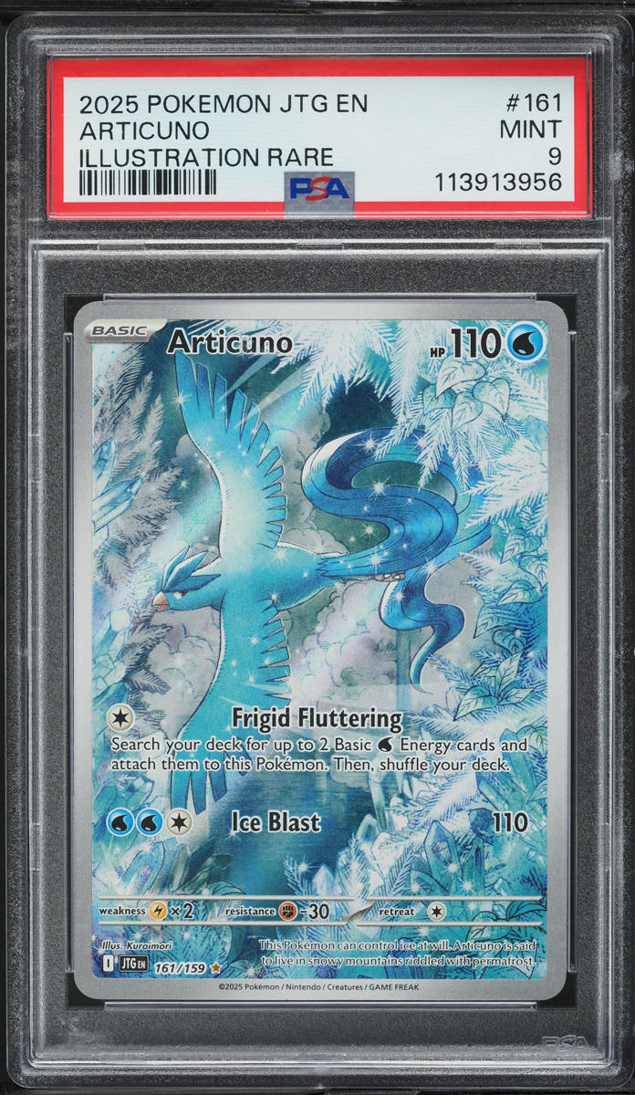 2025 Pokemon Scarlet & Violet Journey Together IR Articuno #161 PSA 9 ...