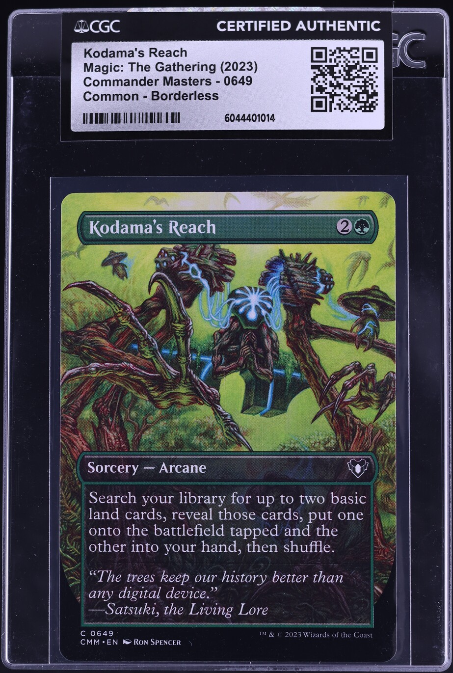2023 Magic The Gathering MTG Commander Masters Borderless Kodamas Reach ...