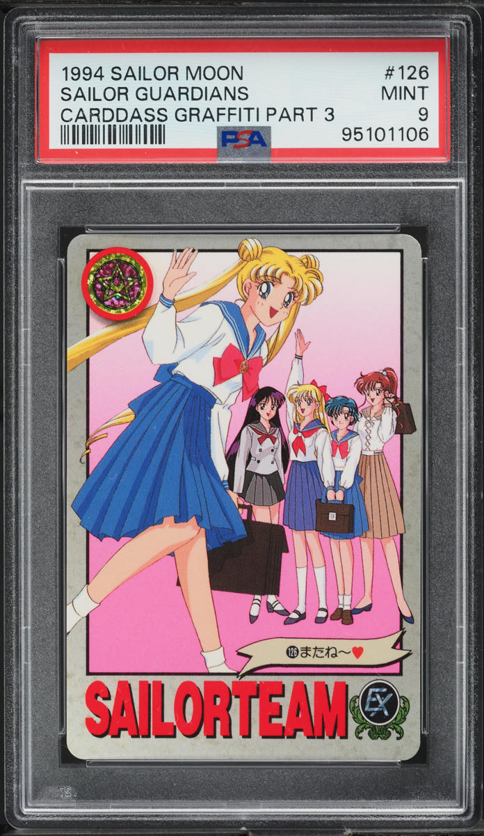 1994 Sailor Moon Japanese Graffiti Part 3 Sailor Guardians #126 PSA 9 ...