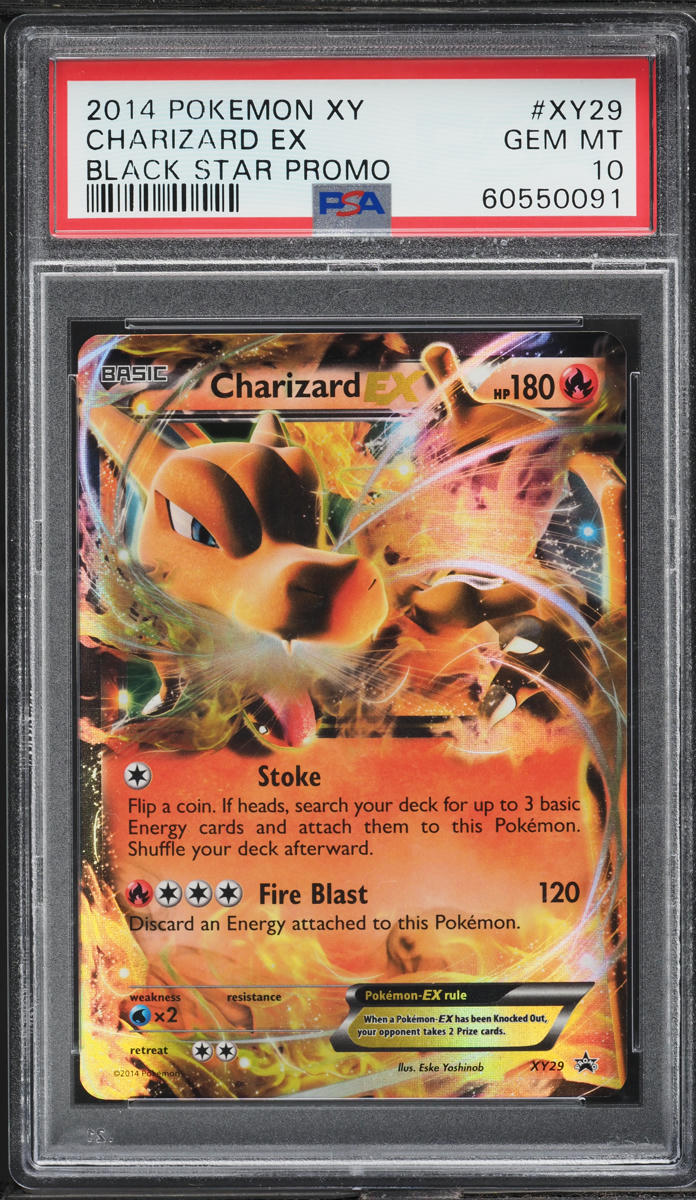 2014 Pokemon XY Black Star Promo Holo Charizard EX #XY29 PSA 10 GEM ...