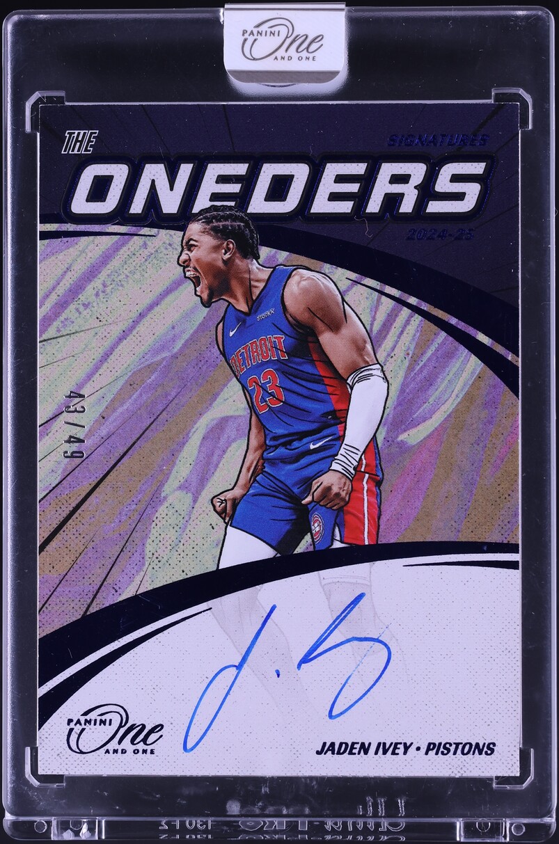 2024 Panini One And One The Oneders Blue Jaden Ivey AUTO /49 #TOS-IVY ...
