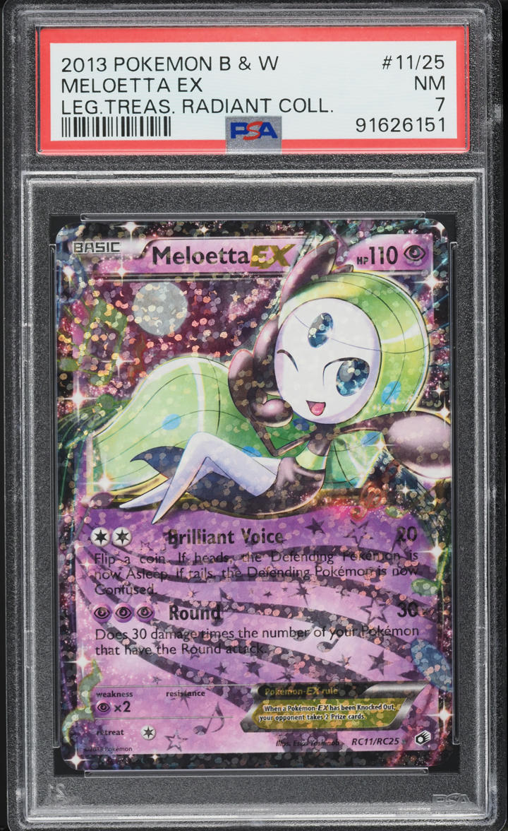 2013 Pokemon BW Legendary Treasures Radiant Collection Meloetta EX # ...