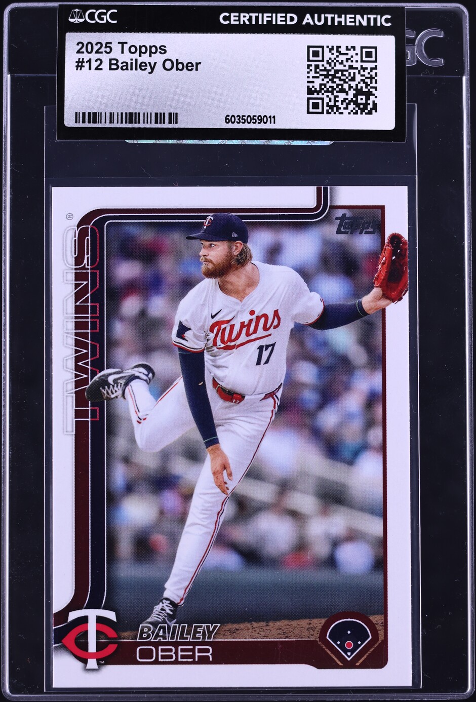 2025 Topps Bailey Ober #12 CGC AUTH on Fanatics Collect