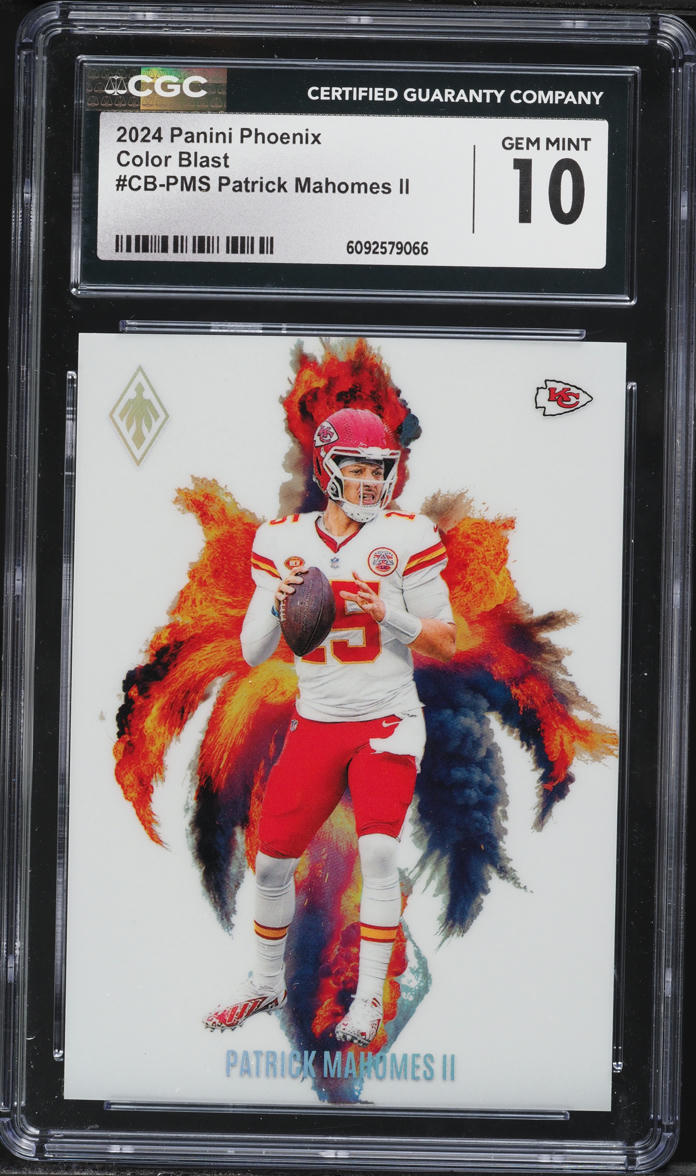 2024 Panini Phoenix Color Blast Patrick Mahomes II #CB-PMS CGC 10 GEM ...
