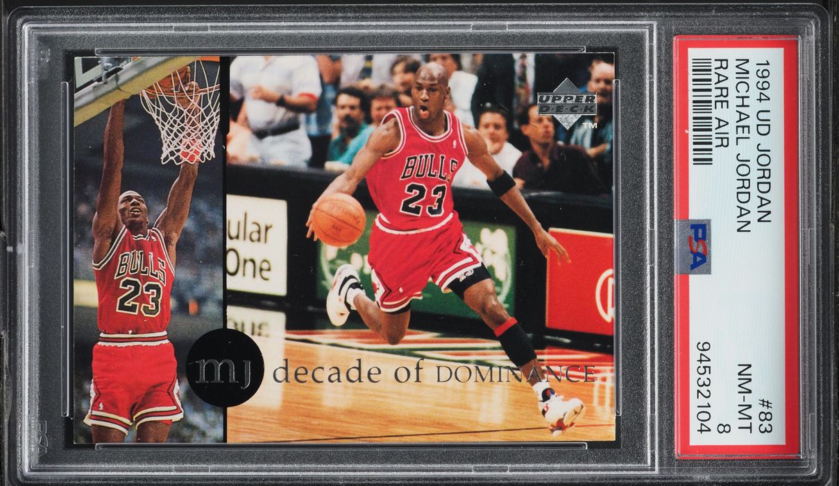 1994 Upper Deck MJ Rare Air Michael Jordan #83 PSA 8 NM-MT on Fanatics ...