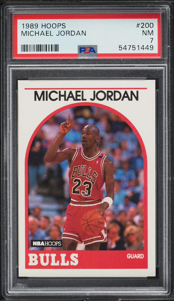 1989 Hoops Michael Jordan #200 PSA 7 NRMT on Fanatics Collect