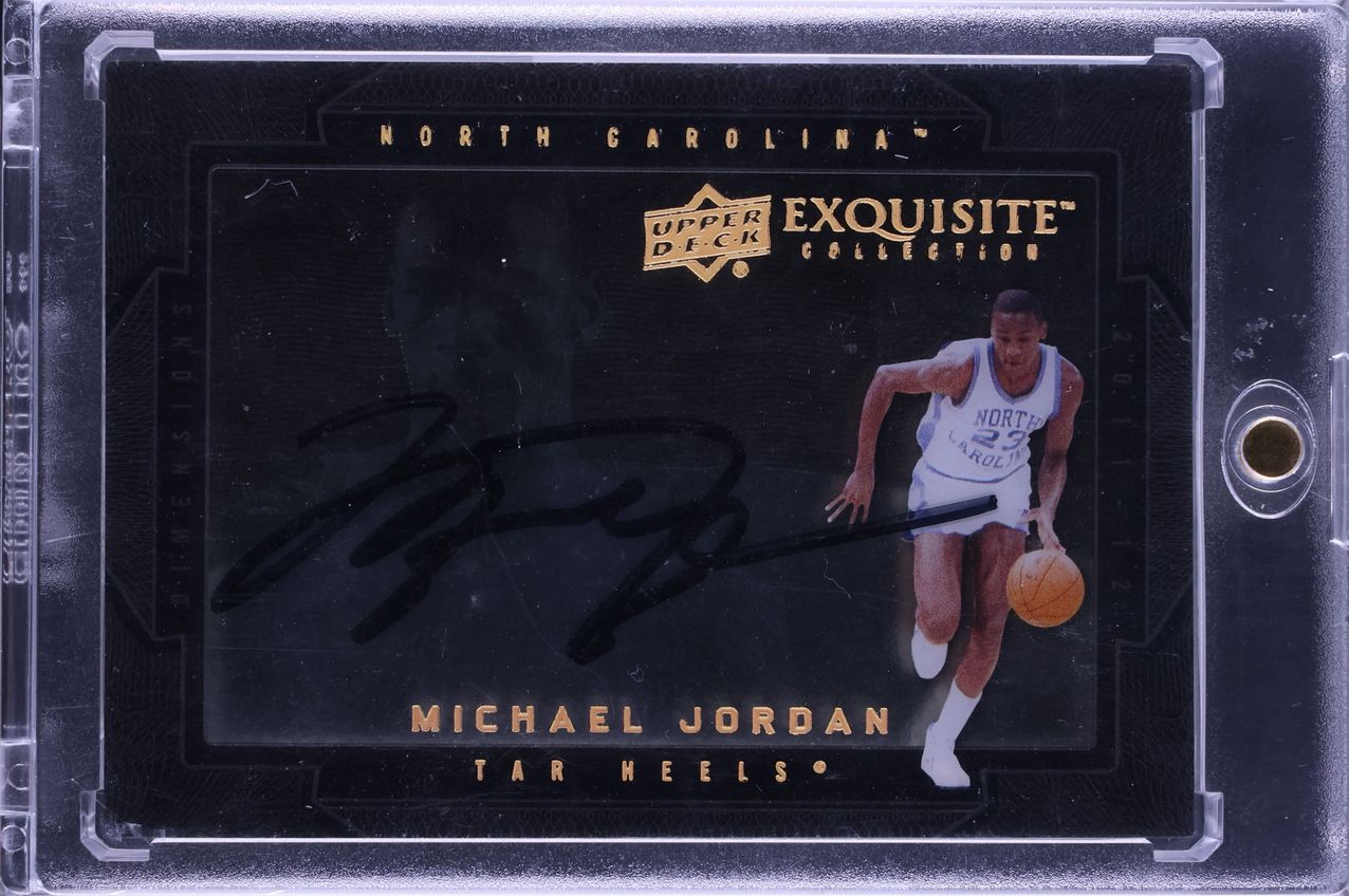 2011 Exquisite Collection Dimensions Michael Jordan AUTO #D-JR CGC AUTH ...