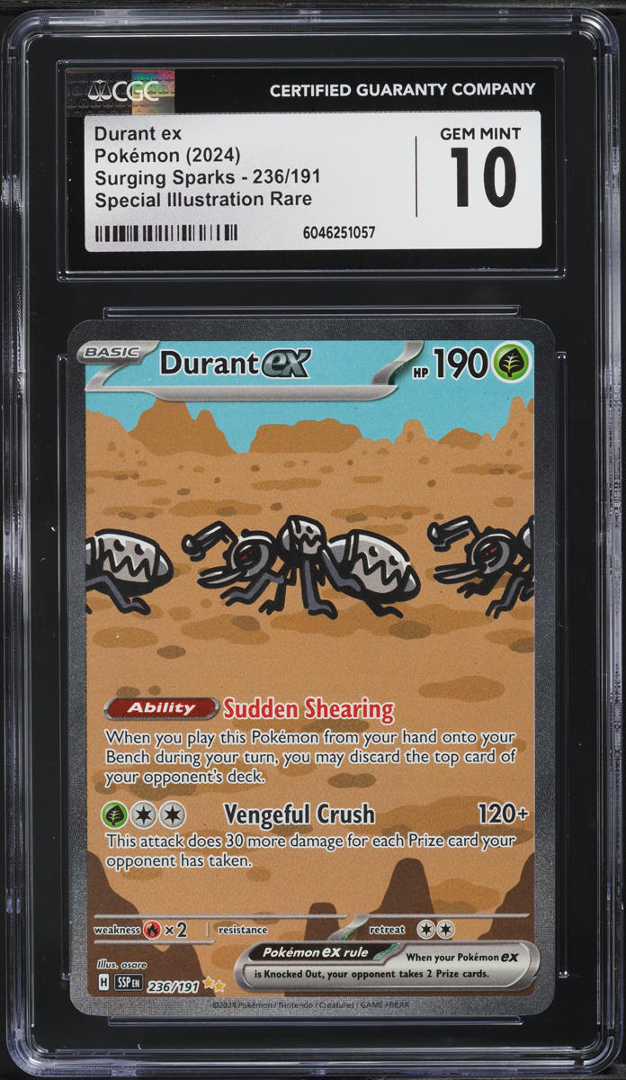 2024 Pokemon Scarlet & Violet Surging Sparks SIR Durant ex #236 CGC 10 ...