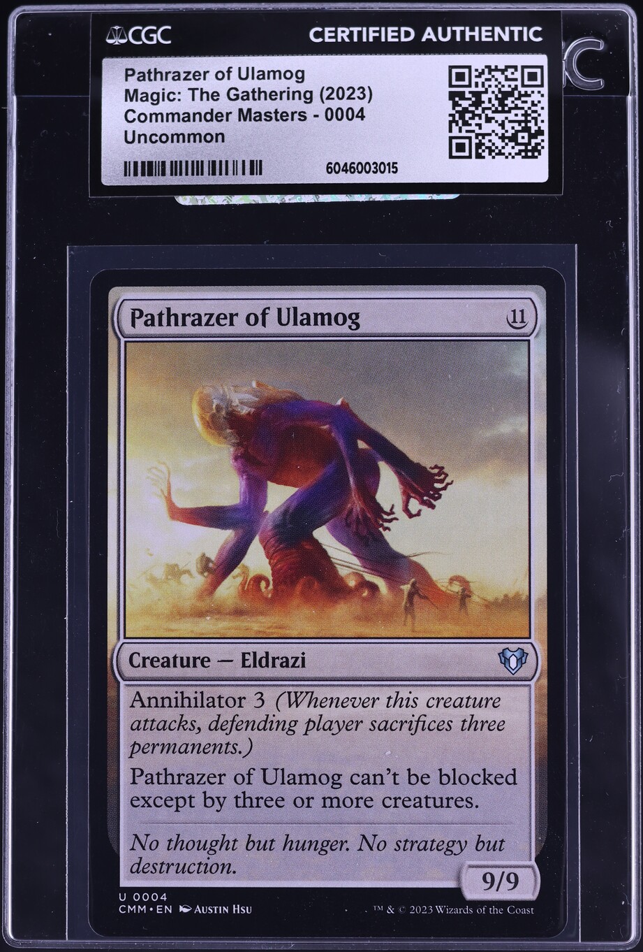 2023 Magic The Gathering MTG Commander Masters Pathrazer Of Ulamog #4 CGC AUTH on Fanatics Collect