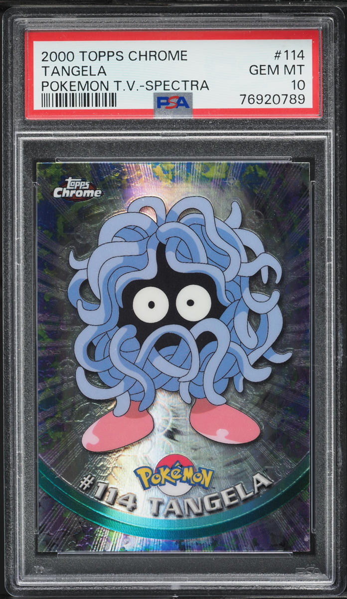 2000 Topps Chrome Pokemon Series 2 Spectra Tangela #114 PSA 10 GEM MINT ...