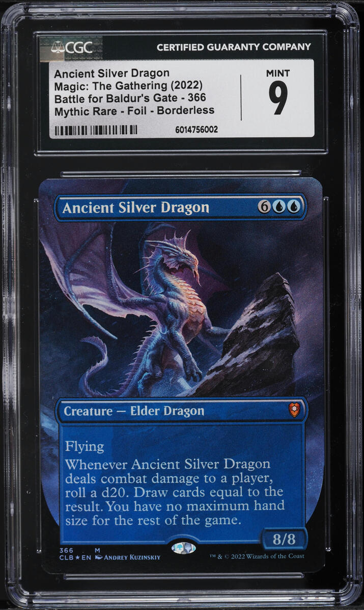 2022 Magic The Gathering Battle Baldur's Gate Foil Ancient Silver ...