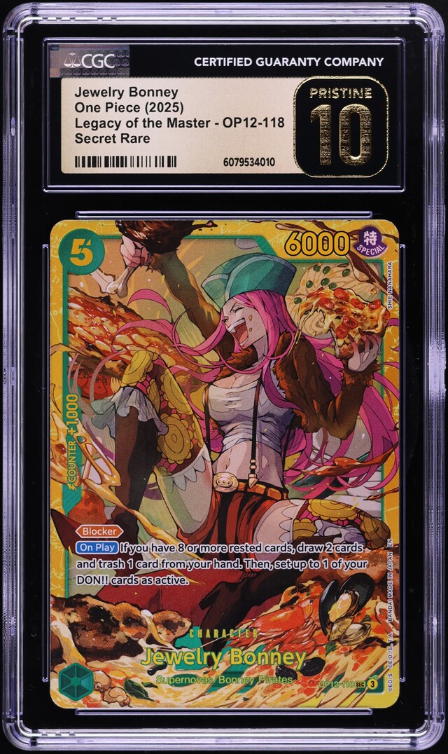 2025 One Piece Legacy Of The Master Jewelry Bonney #OP12-118 CGC 10 ...