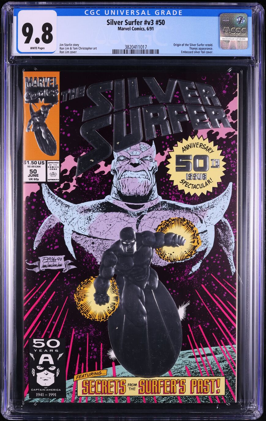 Silver Surfer #v3 #50 (Marvel, 1991) CGC 9.8 White Pages on Fanatics ...