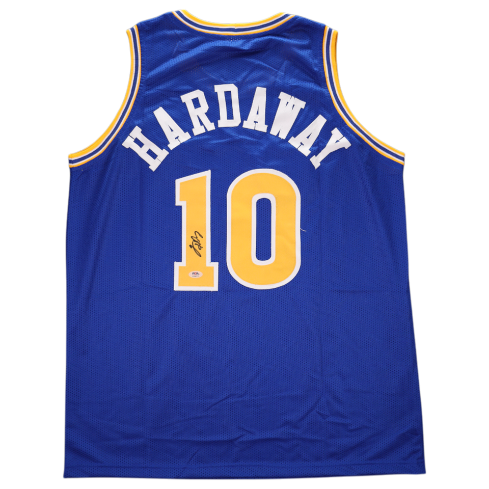 Tim Hardaway Signed Autographed Golden State Warriors Jersey - PSA AUTH ...