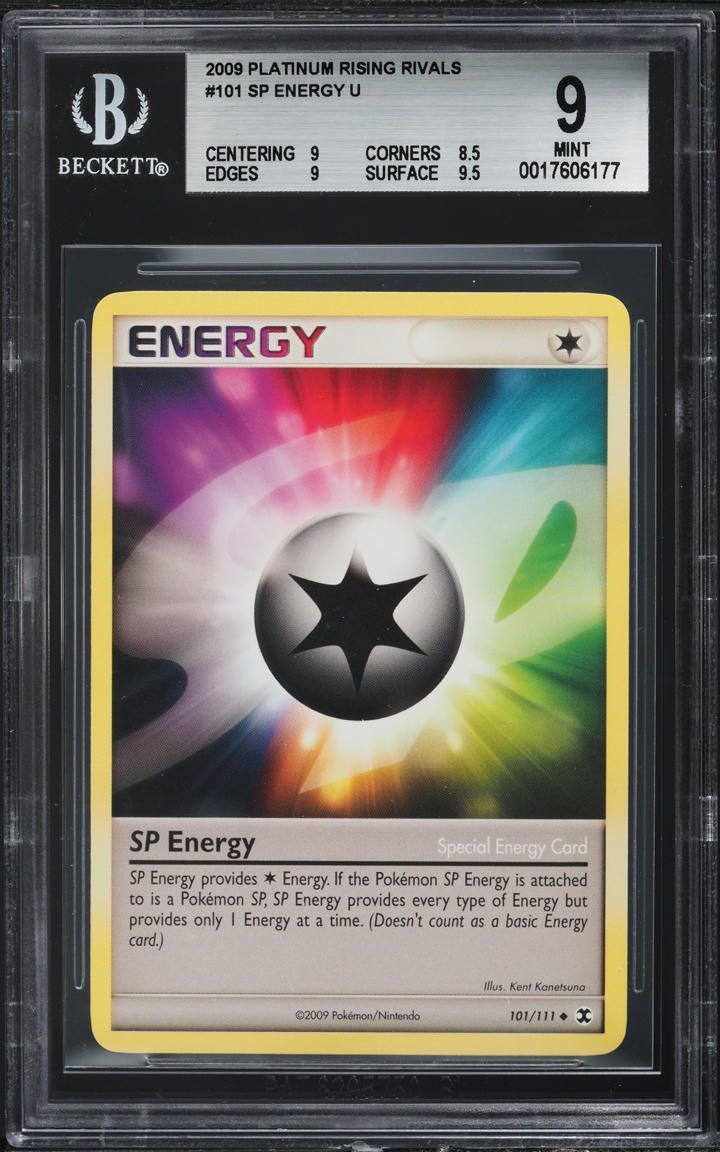 2009 Pokemon Platinum Rising Rivals SP Energy #101 BGS 9 MINT on ...