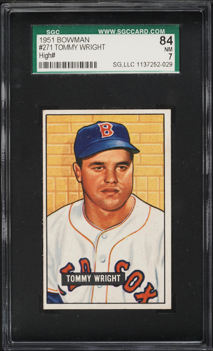 1951 Bowman Tommy Wright #271 SGC 7 NRMT on Fanatics Collect