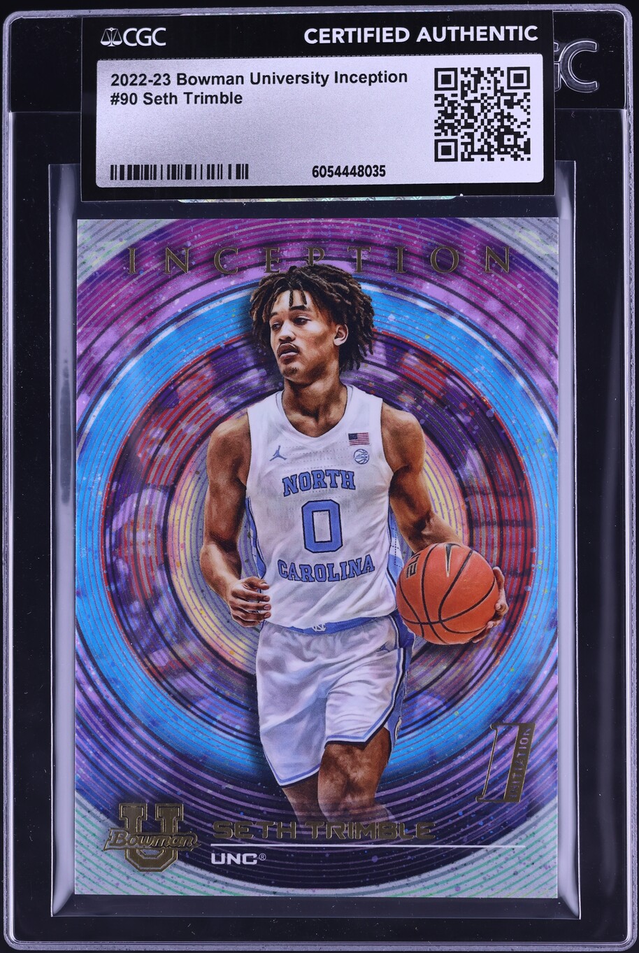 2022 Bowman University Inception Seth Trimble ROOKIE #90 CGC AUTH on ...