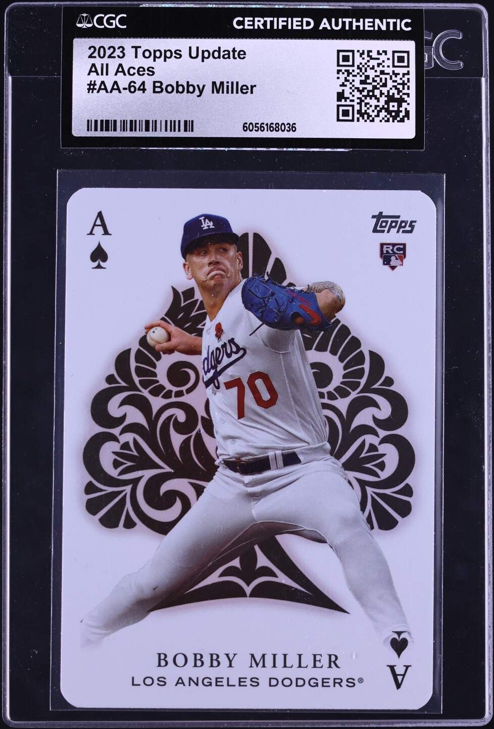 2023 Topps Update All Aces Bobby Miller ROOKIE #AA-64 CGC AUTH on ...