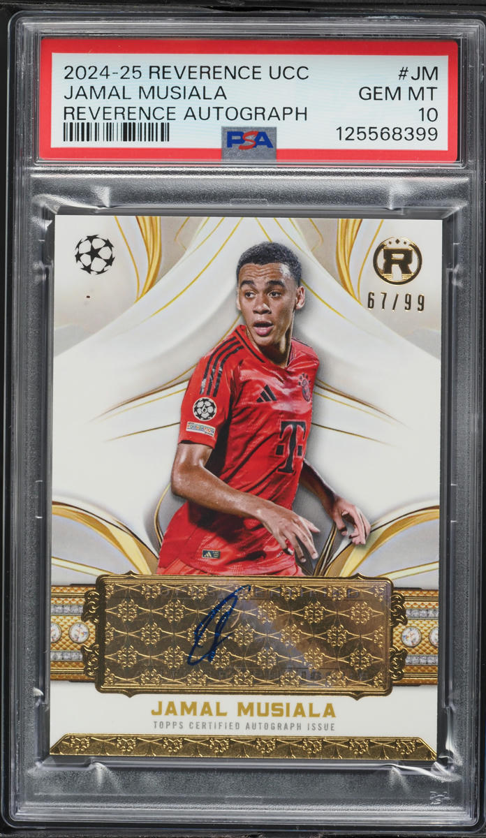 2024 Topps Reverence UEFA Club Competitions Jamal Musiala AUTO /99 #RA ...