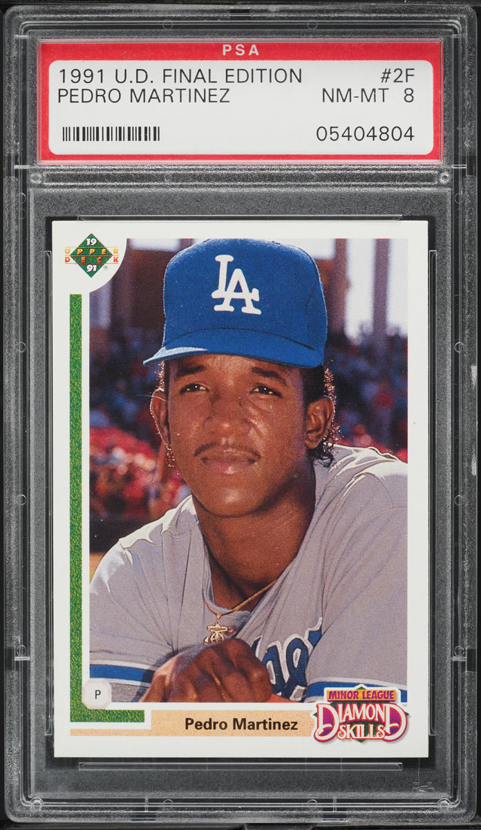 1991 Upper Deck Final Edition Pedro Martinez ROOKIE #2F PSA 8 NM-MT on ...