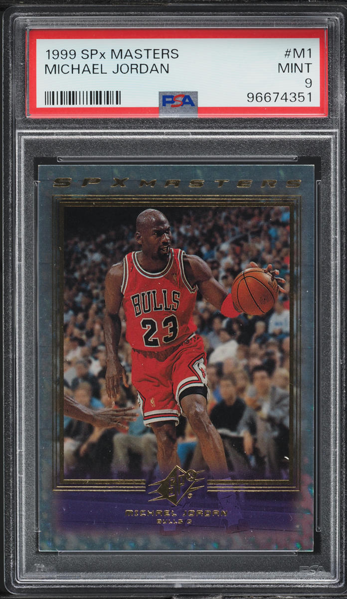 1999 SPx Masters Michael Jordan #M1 PSA 9 MINT on Fanatics Collect