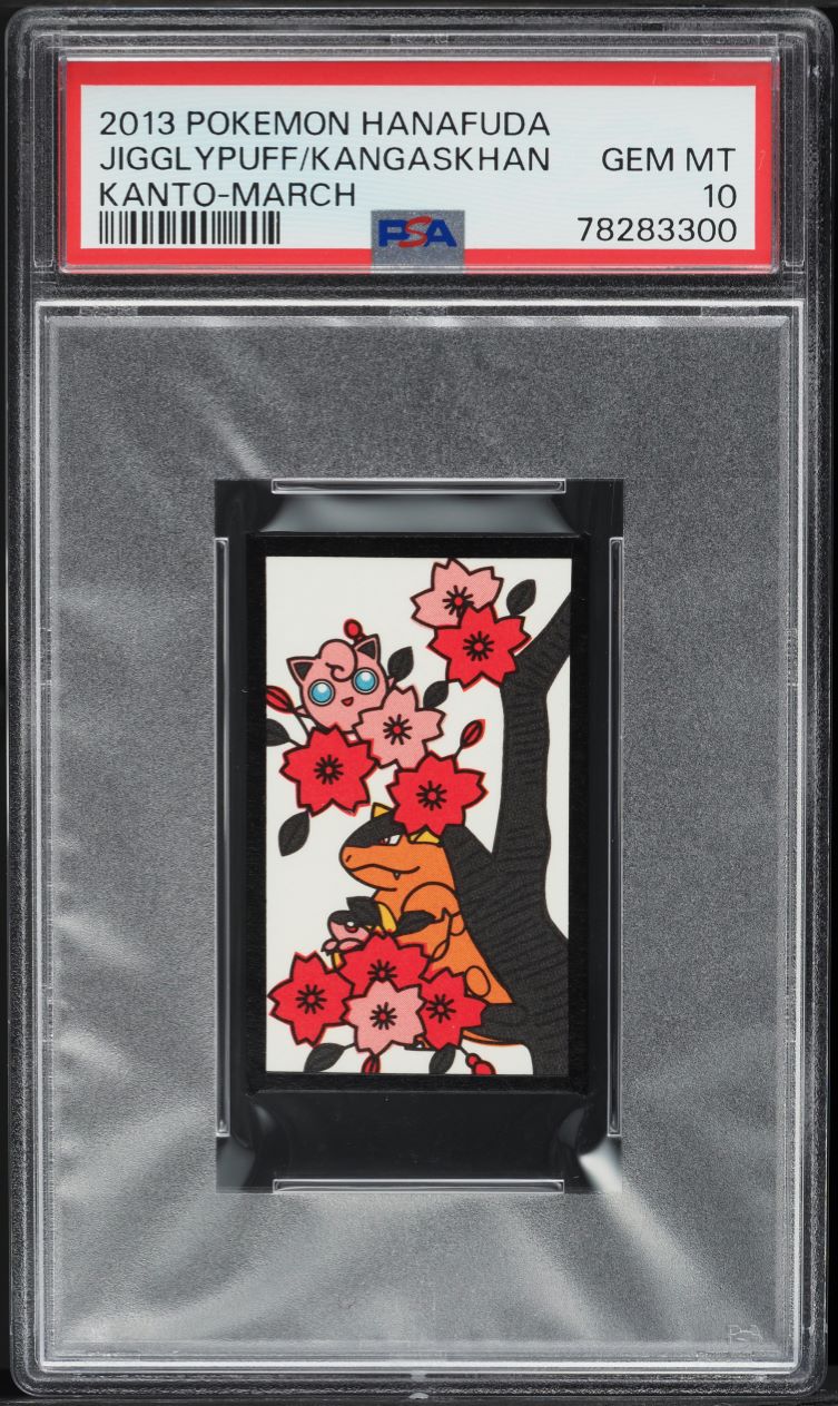 2013 Pokemon Hanafuda Kanto March Jigglypuff Kangaskhan PSA 10 GEM MINT ...