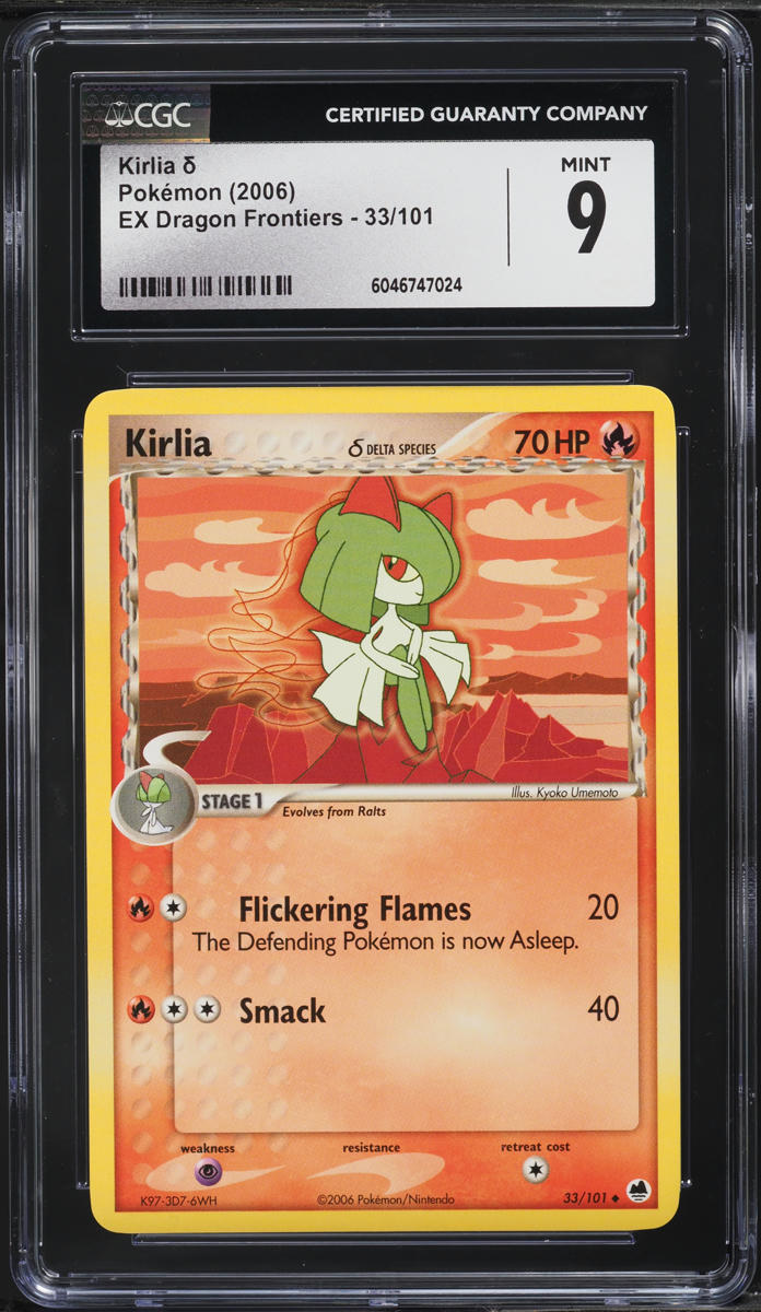 2006 Pokemon EX Dragon Frontiers Kirlia #33 CGC 9 MINT on Fanatics Collect