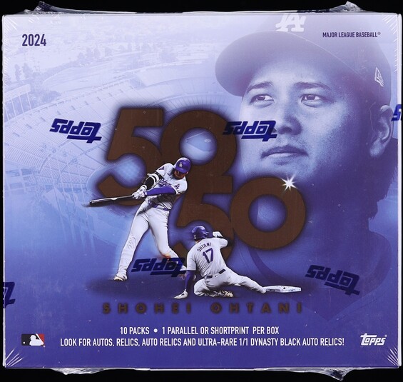 2024 Topps Shohei Ohtani 50/50 Factory Sealed Box, 10ct Packs on Fanatics Collect